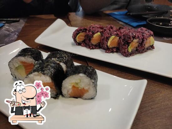 Menu at Nagoya Sushi restaurant, Benevento
