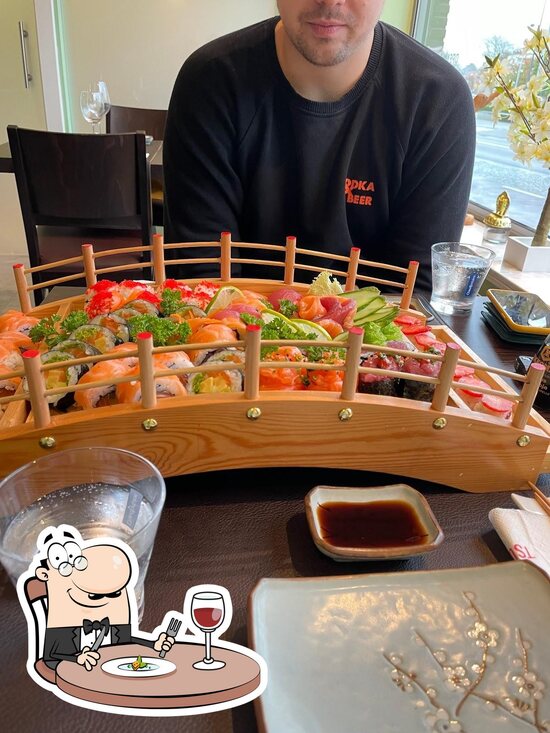 Speisekarte von Tsuru Sushi, Löwen