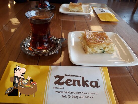 Menu at Zenka Baklavacisi, Turkey
