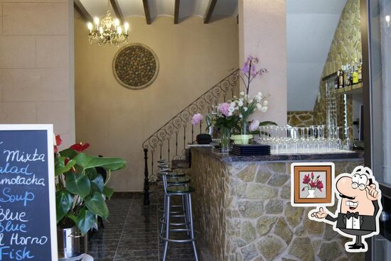 Menu at La Musa restaurant, Spain