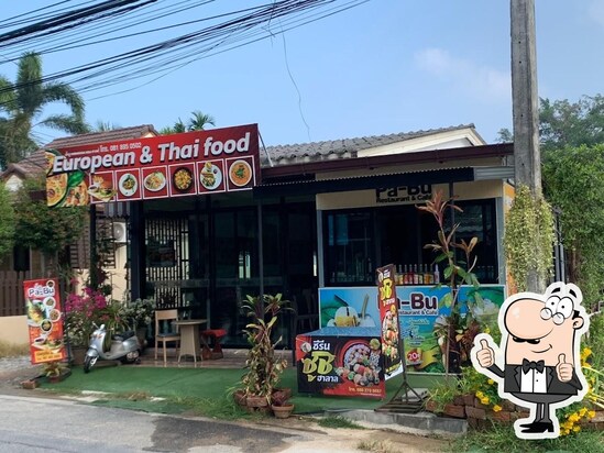 Menu at Pabu' restaurant&cafe, Choeng Thale