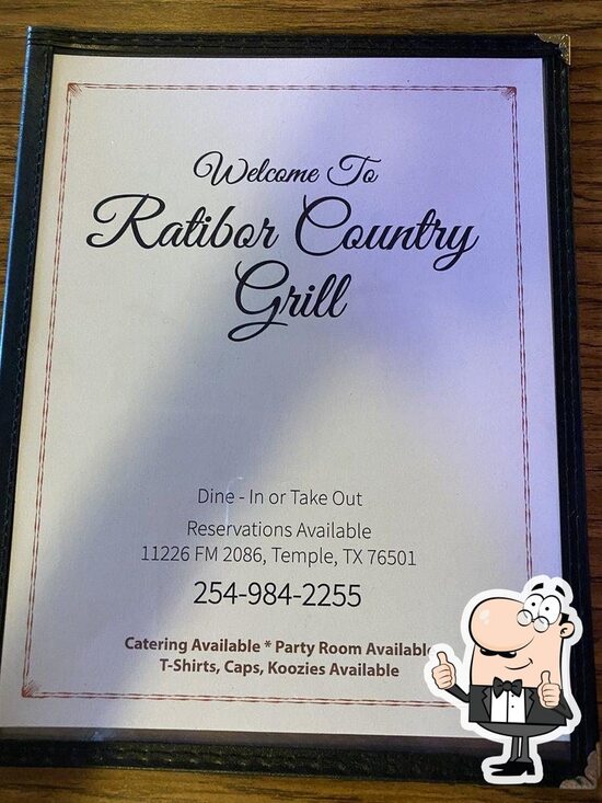 Menu at Ratibor Country Grill restaurant, USA