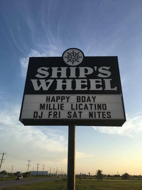 Ships Wheel, Bolivar Peninsula - Restaurant menu, prices and reviews