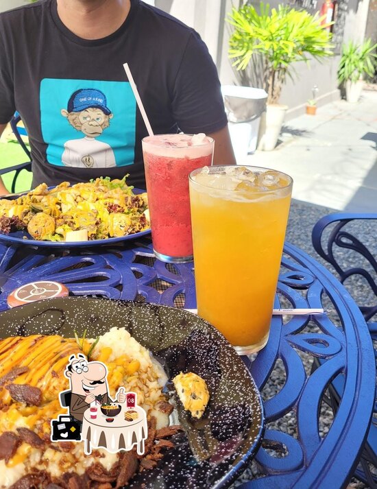 Menu em Nosso Café 129, Recife