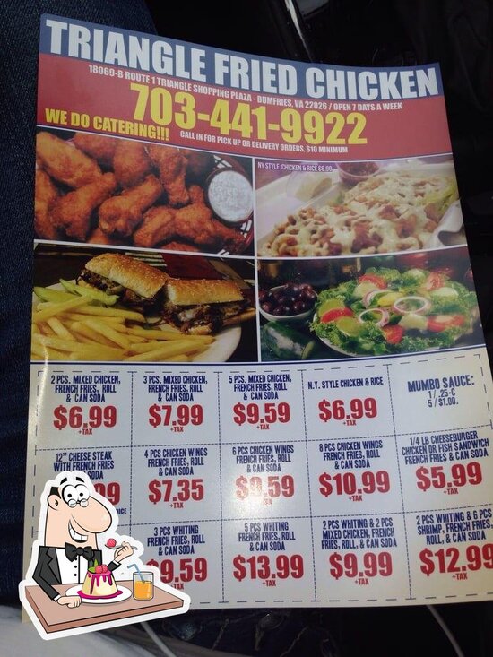 Triangle Fried Chicken in Dumfries - Restaurant menu and reviews