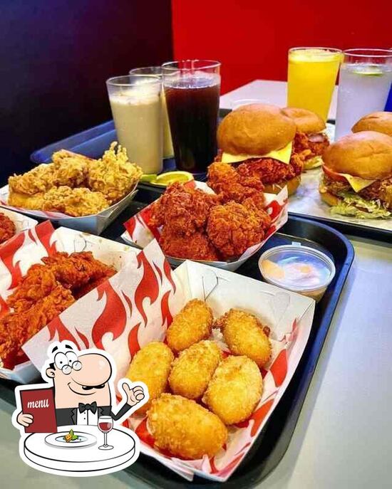Menu at Flamin' Hot Chicken - Koratty / Best Chicken Burgers / Sandos ...