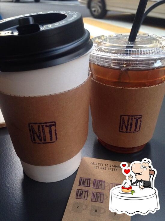 Menu at NIT COFFEE cafe, Seoul