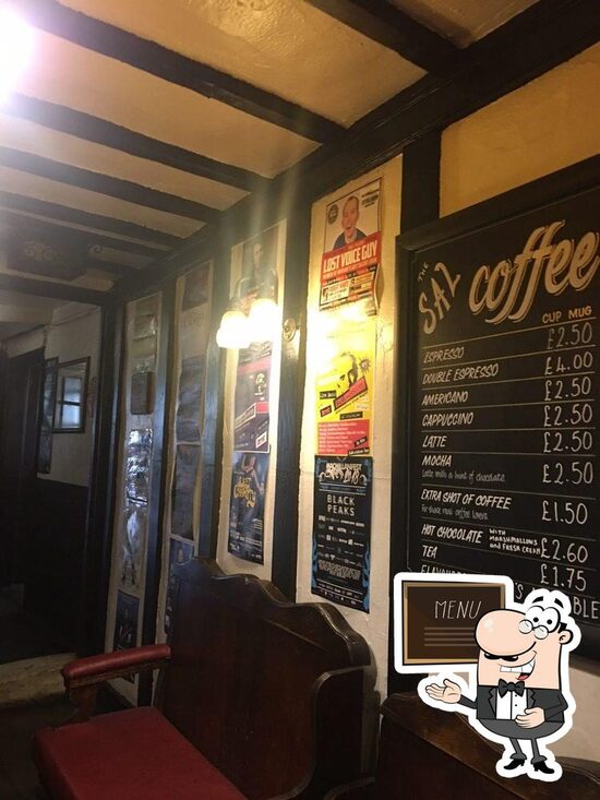 Menu at Ye Olde Salutation Inn pub & bar, Nottingham