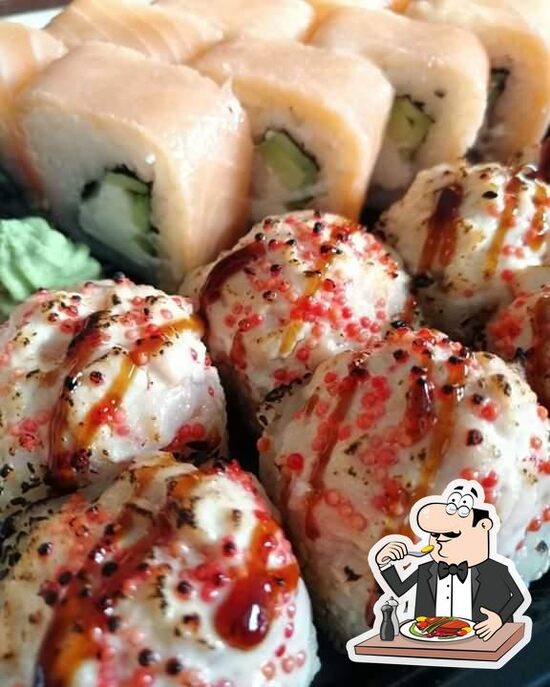 Menu at Sushi Boom restaurant, Wielun
