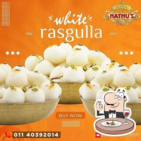 Nathu's Sweets, Delhi - Restaurant menu, prices and reviews