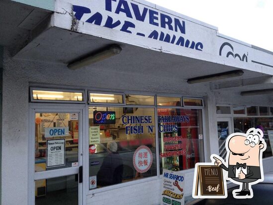 Menu at Tavern Takeaways fast food, Paraparaumu