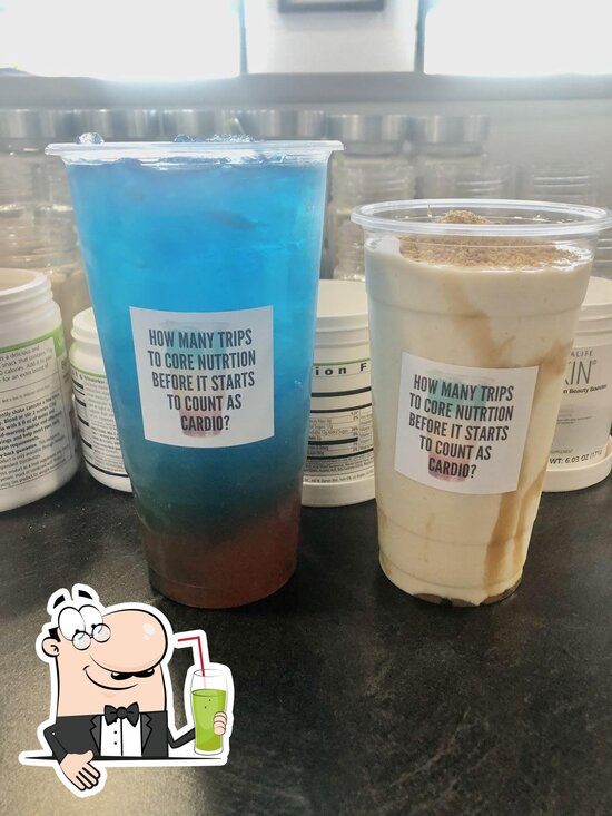 Menu at Core Nutrition- shake, energy, & coffee bar, Indianola