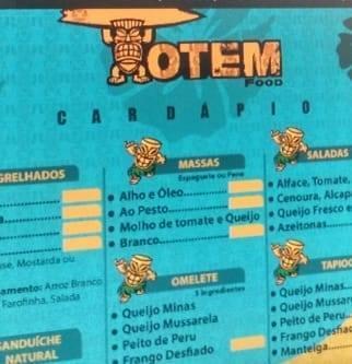 Menu em Totem Food restaurante, Taguatinga