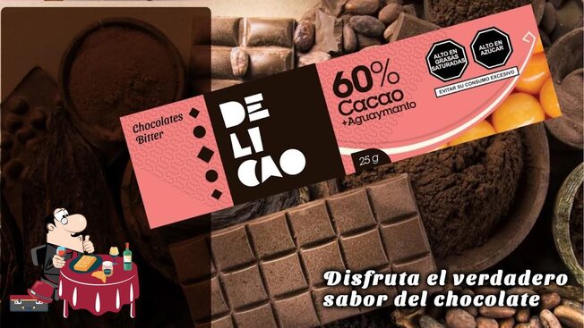 Menu at Chocolates Delicao cafe, Mazamari