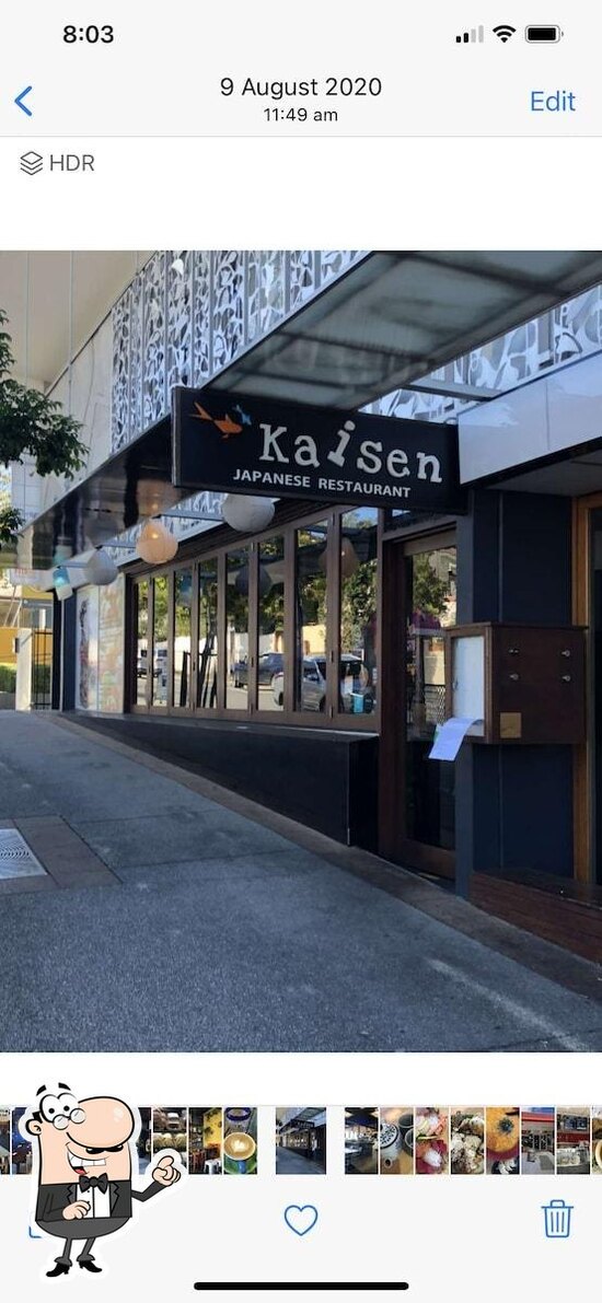 Menu at Kaisen Japanese Restaurant, Paddington