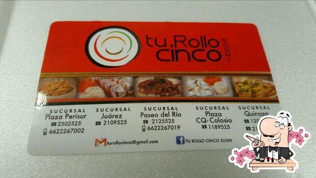 Carta del restaurante Tu Rollo Cinco Sushi, Hermosillo, Blvd. Antonio ...