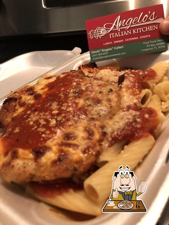 Menu at Angelo's Italian Kitchen, Orlando
