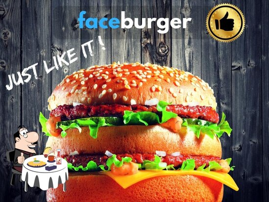Menu au Face Burger restaurant, Rabat, 16 Av. Michlifen