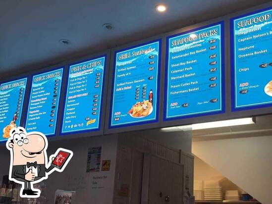 Menu at John Dory Seafoods restaurant, Nelson Bay