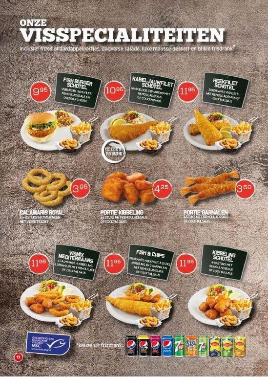Menu at Snackpoint the Sticht, Ammerstol