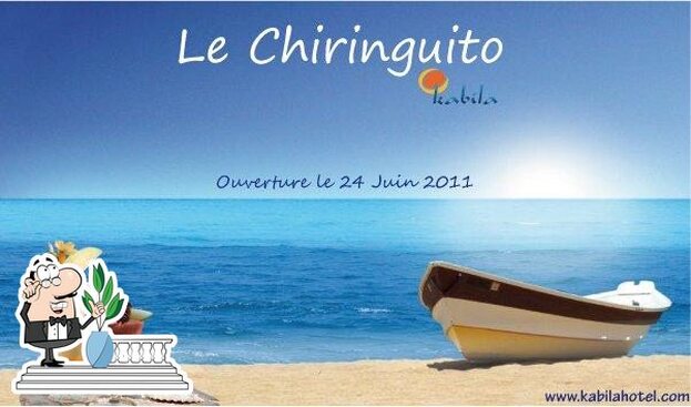 Menu at Le Chiringuito Kabila Beach restaurant, M'diq
