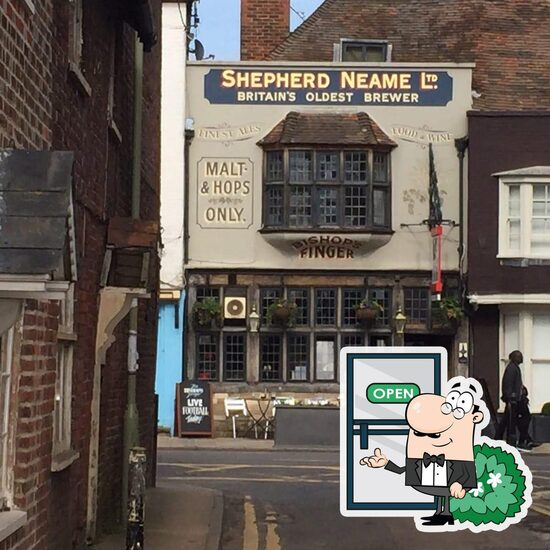 Menu at Bishops Finger pub & bar, Canterbury