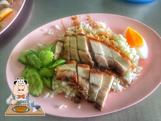 Ju chicken rice, pork rice, duck noodle restaurant, Phra Phutthabat ...