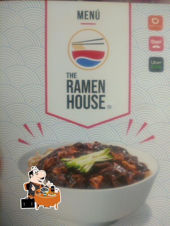 Menu at The Ramen House Puebla restaurant, Puebla City