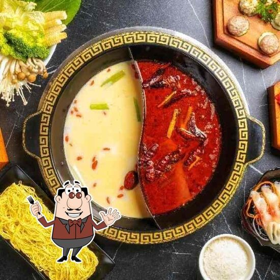 Menu at Lao Lao Huo Guo restaurant, Jakarta