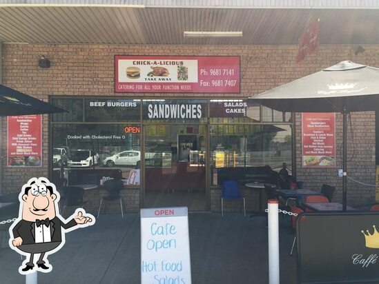 Menu at Chick-a-licious restaurant, Old Guildford