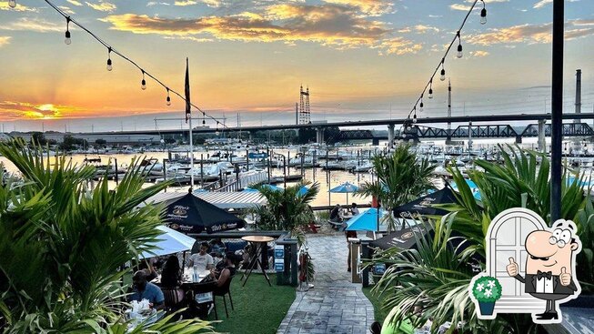 Menu at Dockside Brewery restaurant, Milford