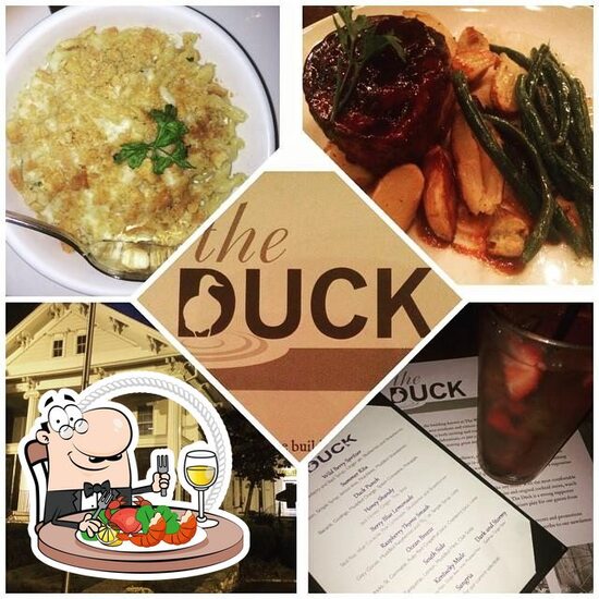 Menu at The Duck restaurant, Sturbridge