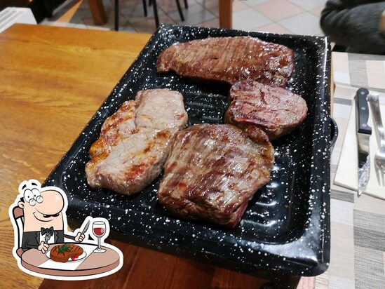 Menu at El Asador restaurant, Clivio