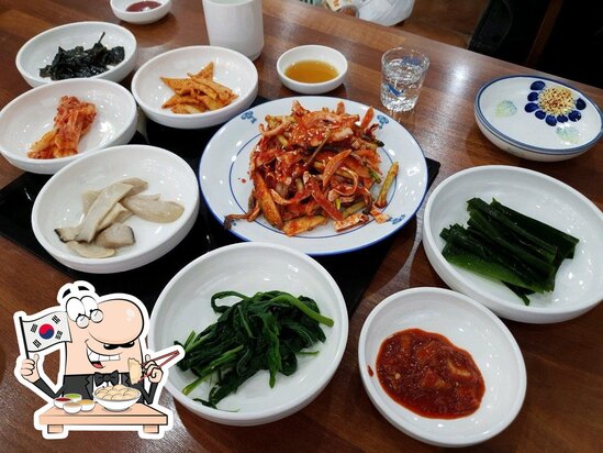 Menu at 초원복국 restaurant, Busan, 해운대구 해운대해변로 329-2
