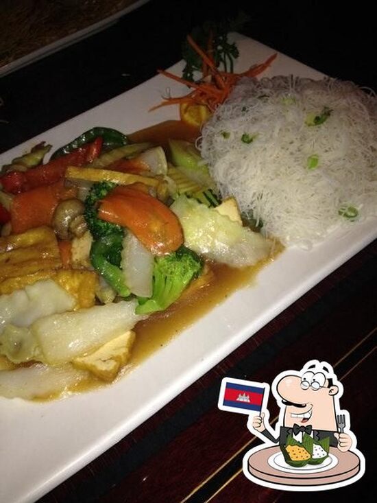 Menu at Gourmet D'Angkor Restaurant, Victoriaville