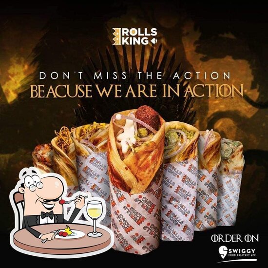 Menu at Rolls king, Delhi, Shop No. 1 Road No. 81