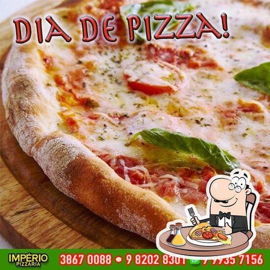 Menu at Império Pizzaria, Jaguariúna