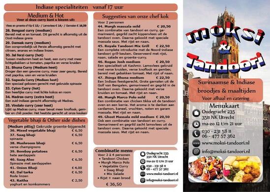 Moksi & Tandoori, Utrecht - Restaurant reviews