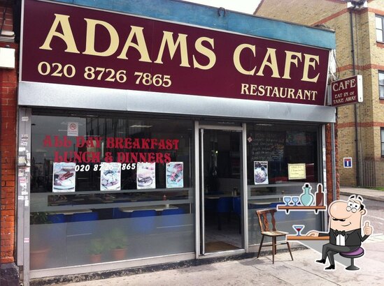 Menu at Adam's Cafe Croydon, Croydon, 152 London Rd