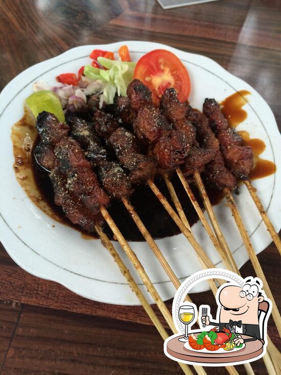 Menu at Sate Pak Mei restaurant, Surabaya