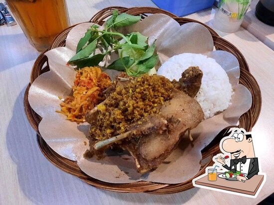 Menu at Bebek Goreng Bikin Tajir Muara Karang restaurant, North Jakarta