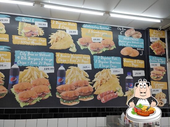 Menu at Fat Cake City (Mountain View) restaurant, South Africa