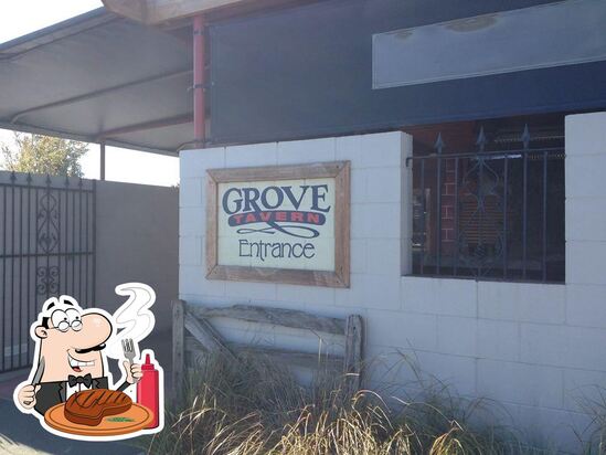 Menu at Grove Tavern restaurant, Blenheim