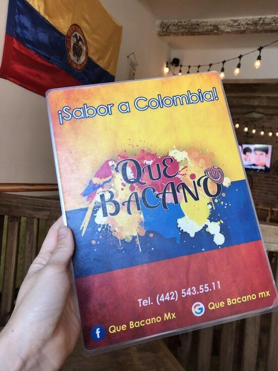 Carta del restaurante Que bacano mx, Santiago del Querétaro
