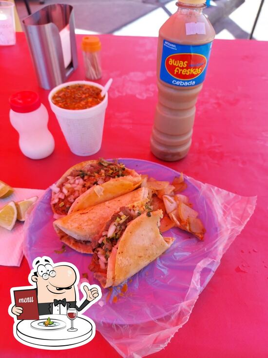 Menu at Tacos de birria y pollo asados el Moreno restaurant, Guadalajara