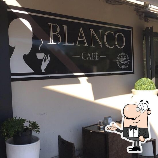 Menu at Blanco cafe, Modena