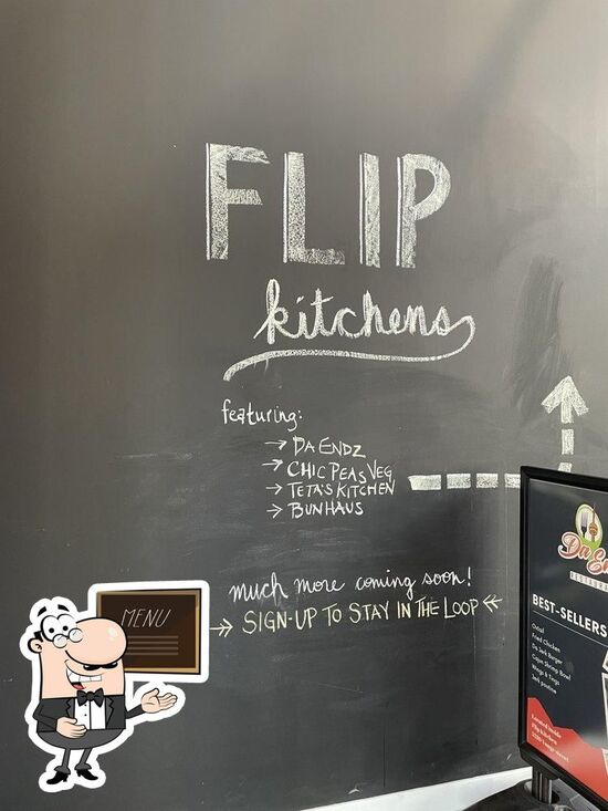 Menu at Flip Kitchen, Toronto