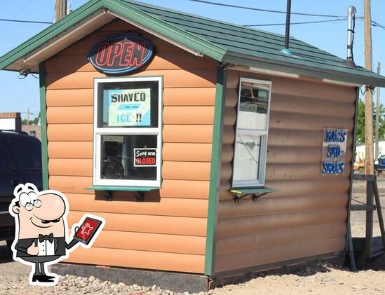 Menu at Mac's Sno-Shack, Blackfoot