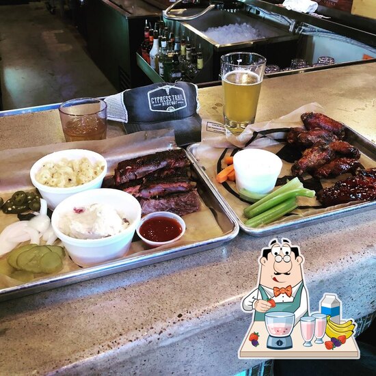 Menu at Cypress Trail Hideout, Home of Pappa Charlie Barbecue, Cypress ...