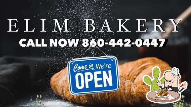 Menu at Elim Bakery, New London
